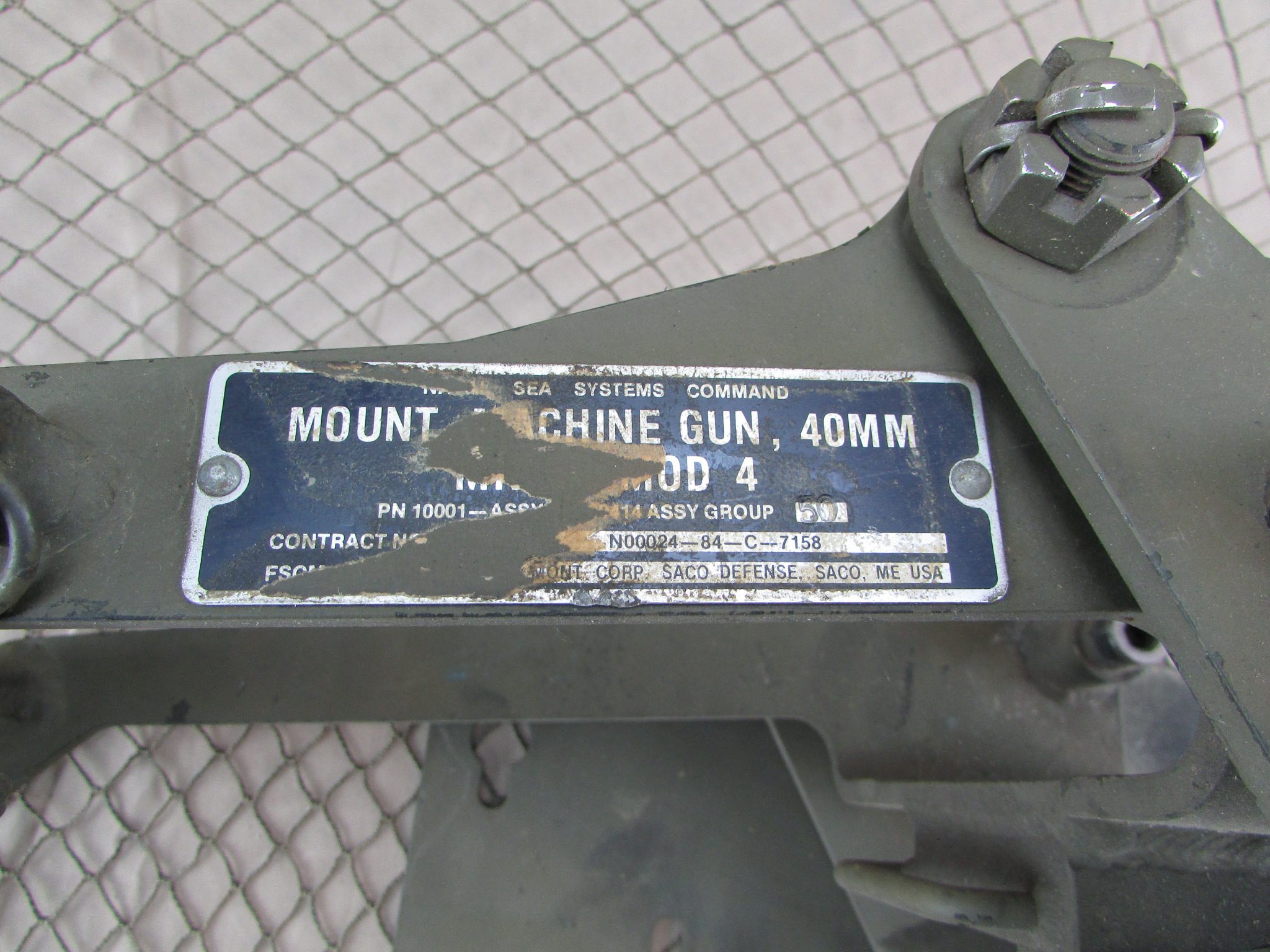 MK64 Mod 4 Machine Gun Mount 40mm for M2 M2HB or MK19 | St. Croix ...